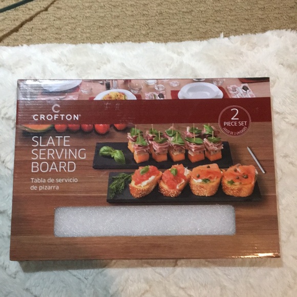 Crofton | Kitchen | New Crofton Slate Serving Board Two Piece Set ...